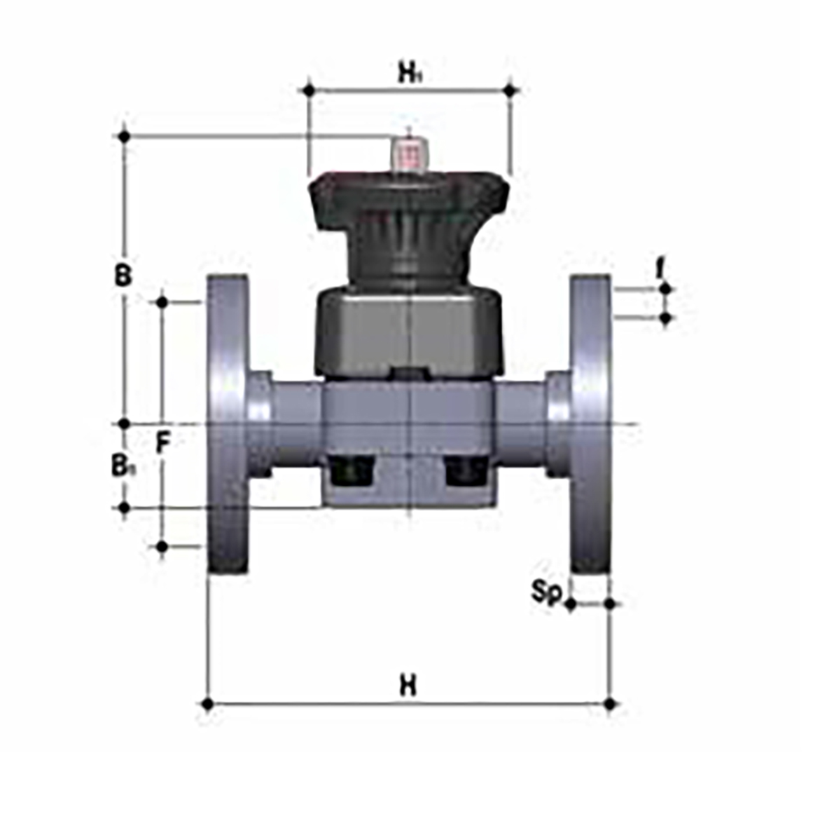 DKOV-FPM MEMBRANVENT IL DN15 PN10, TEMP - Lundagrossisten