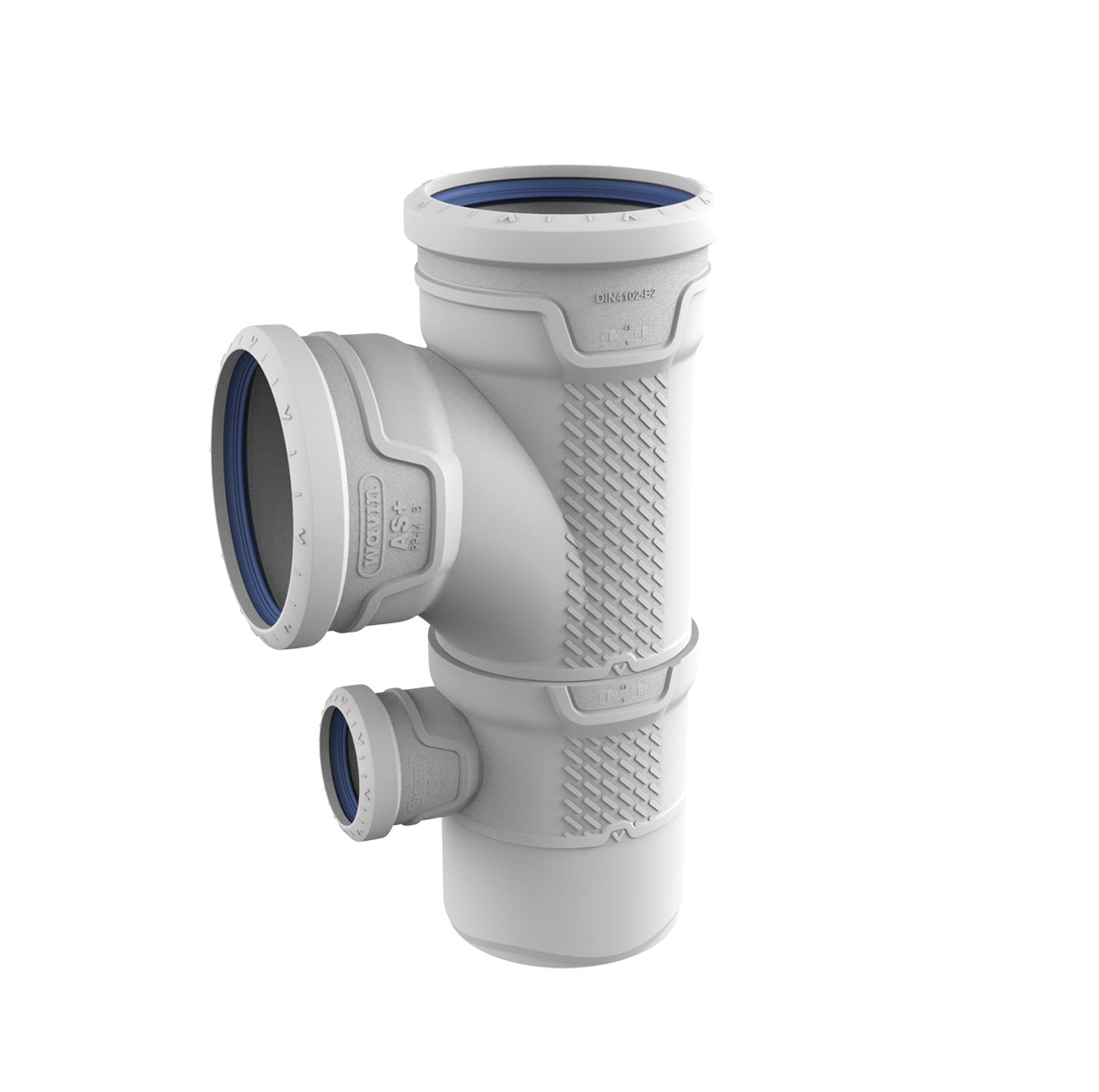 WAVIN AS+ DUBBELGREN RÖR AS+ 100X100X70 - Lundagrossisten