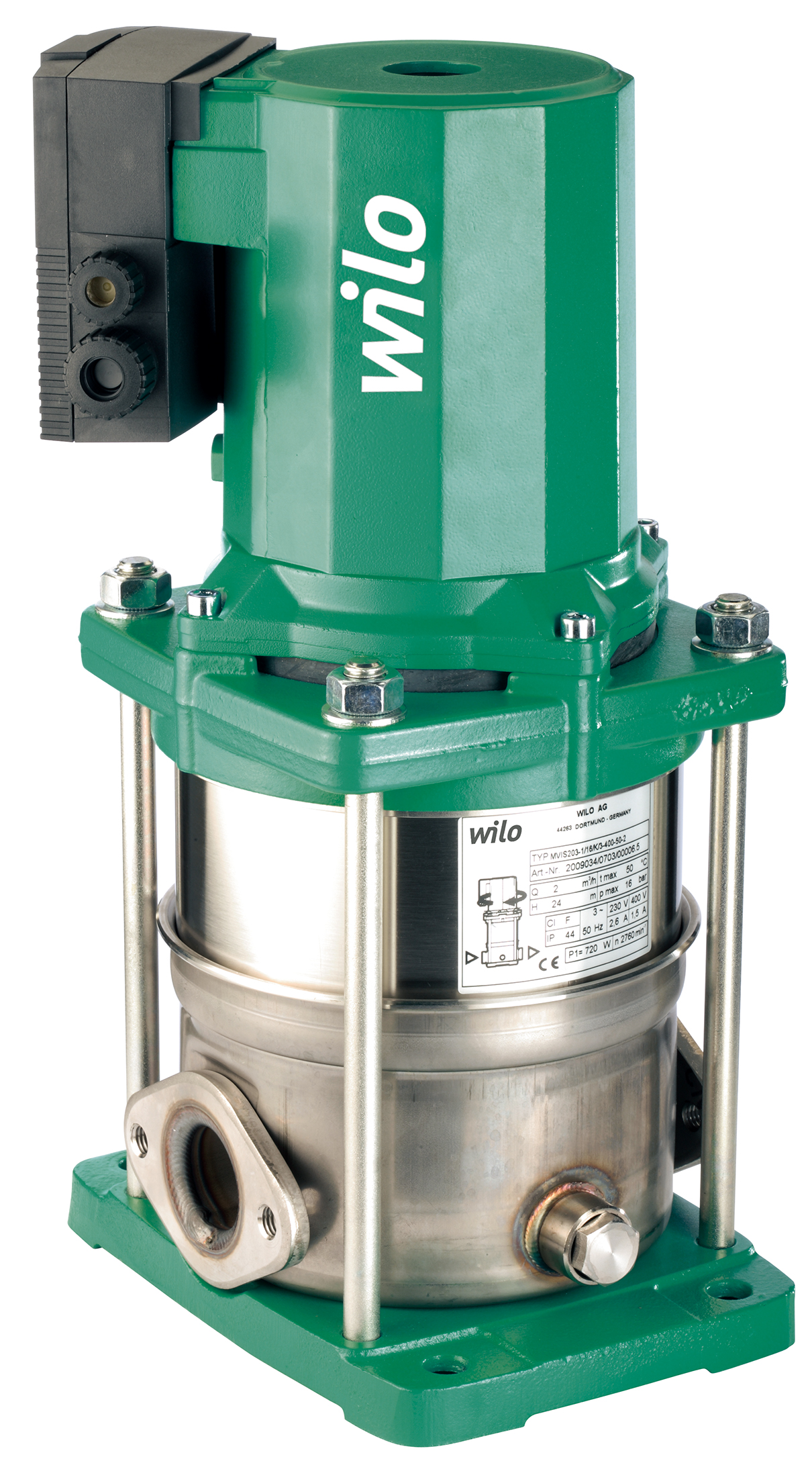 WILO PUMP MVIS 207 3 fas - Lundagrossisten