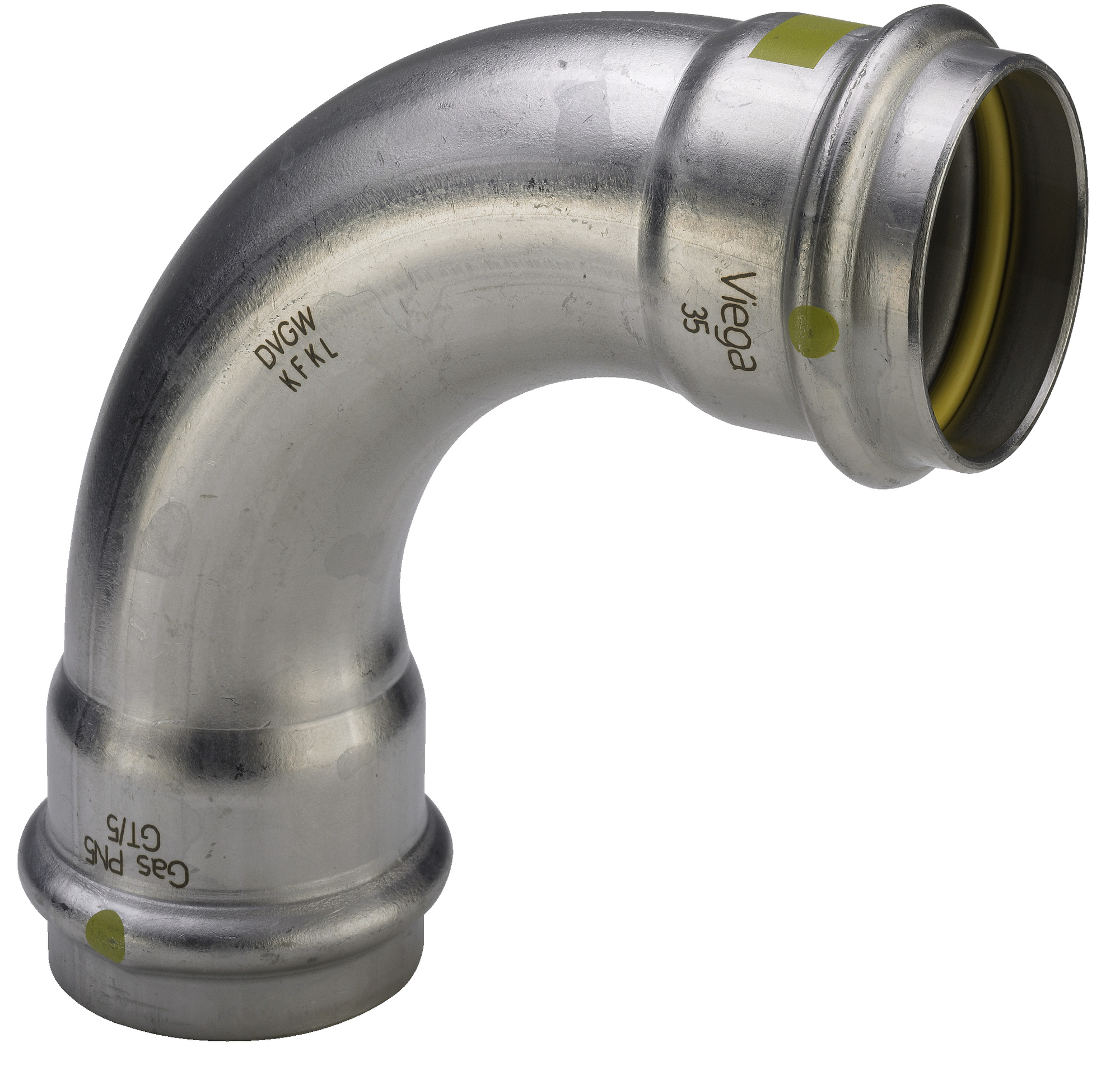 SANPRESS INOX G BÖJ 15MM X 90° PRESSF | Lundagrossisten