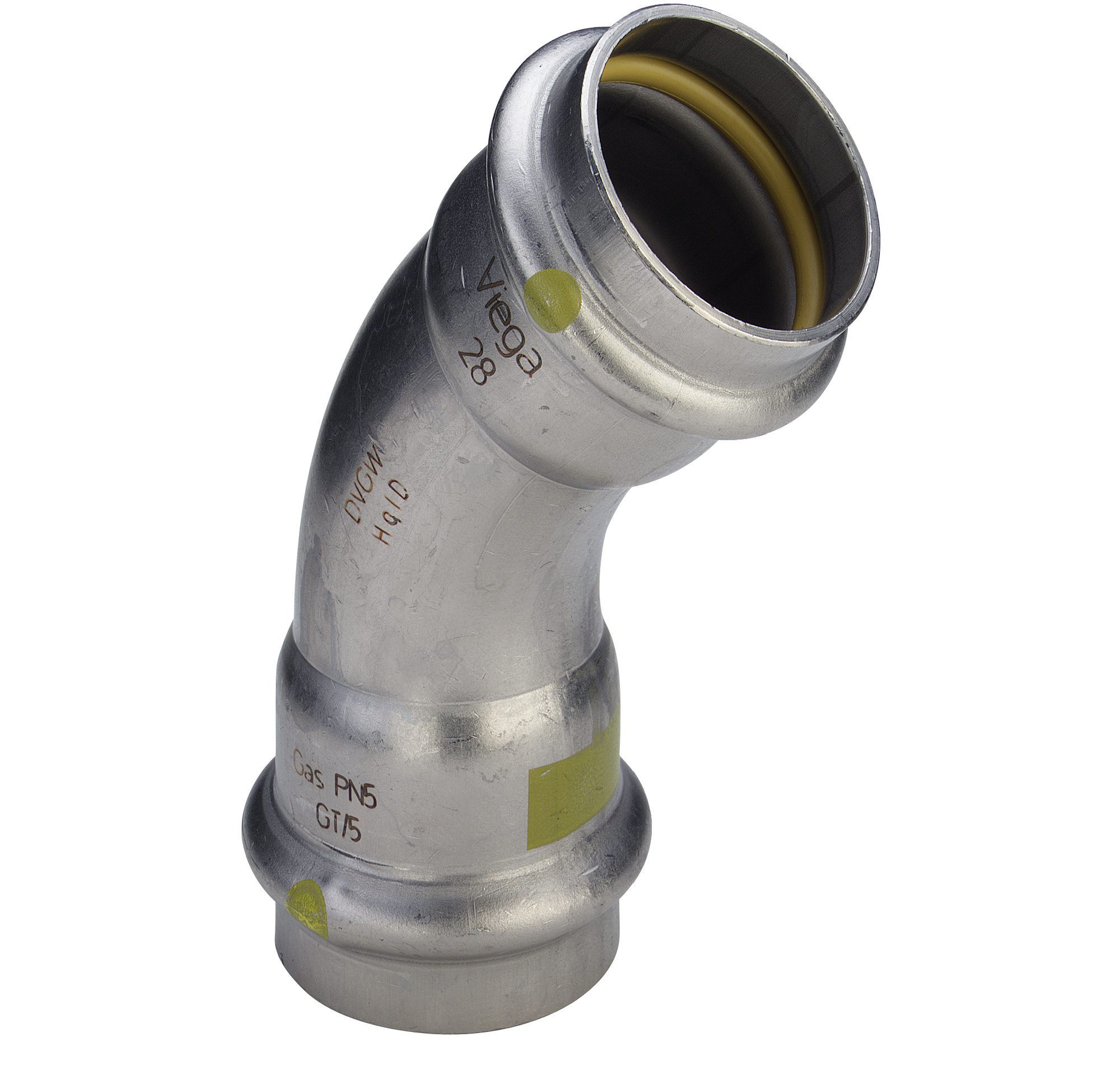 SANPRESS INOX G BÖJ 28MM X 45° PRESSF - Lundagrossisten