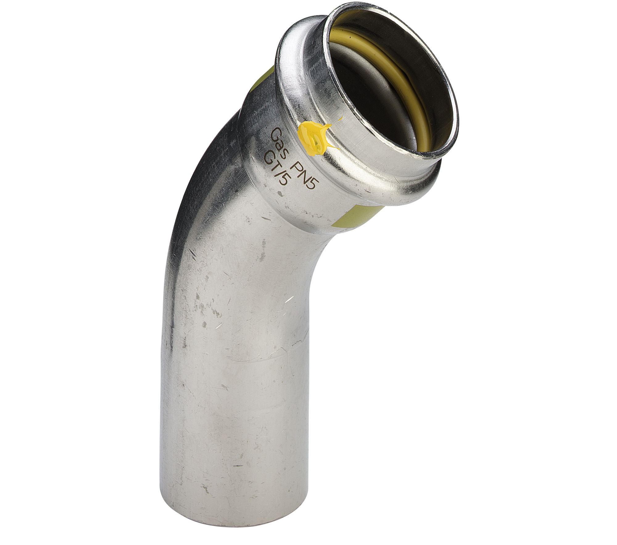 SANPRESS INOX G BÖJ 15MM X 45° PRESSF - Lundagrossisten