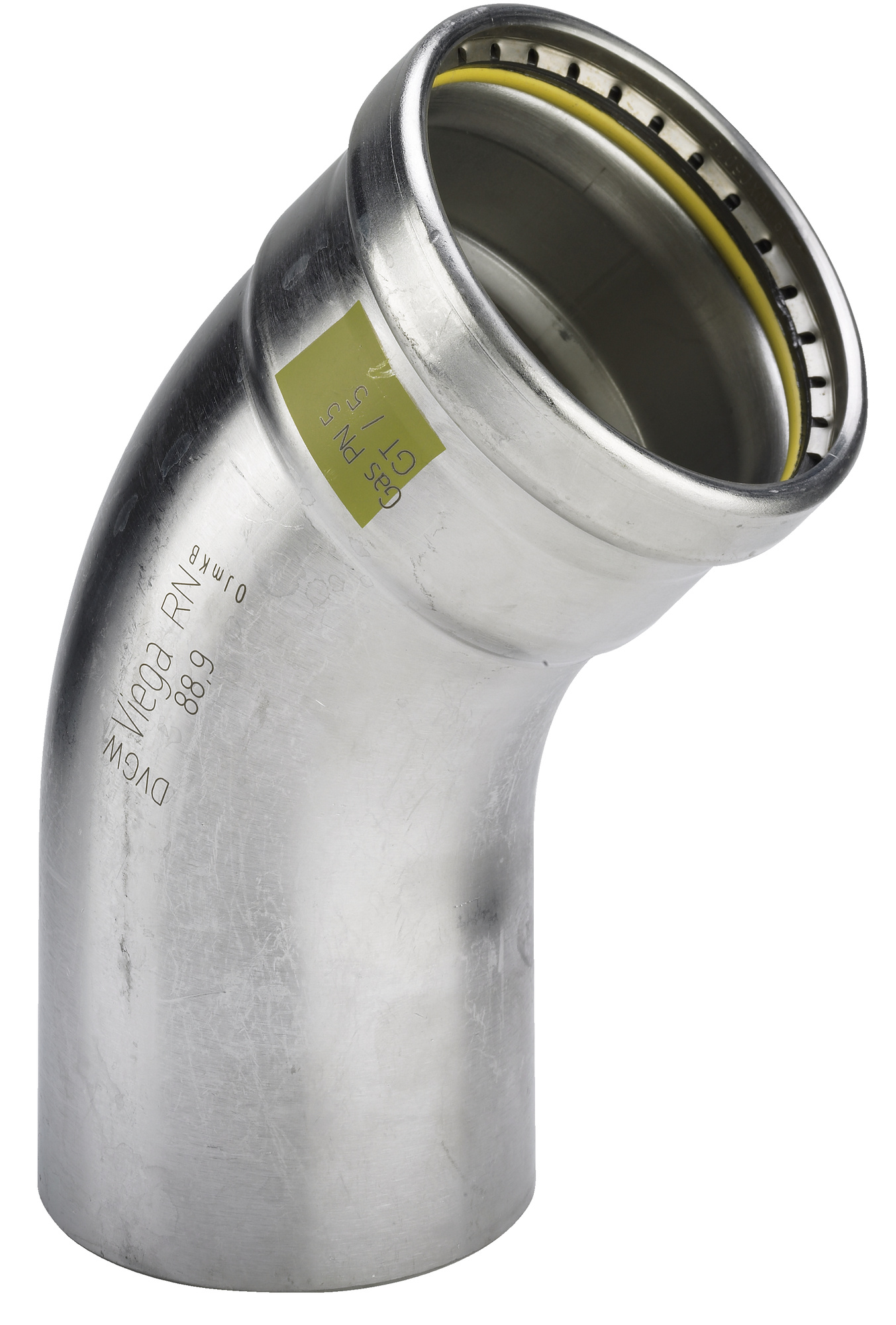 SANPRESS INOX G XL B ÖJ 88,9MM X 45° P - Lundagrossisten