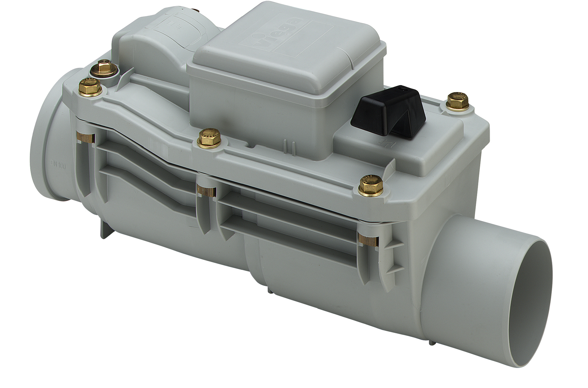 BACKVENTIL 100MM AVLOPPSLEDNINGAR - Lundagrossisten