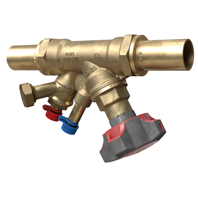 RSK-Nr 489 00 06 - Injusteringsventil, STAD 15 Släta rörändar Nordic ...